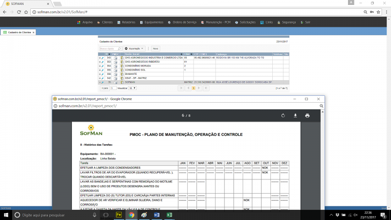Emiss∆o de PMOC.fw | Sofman Planilhas em Excel